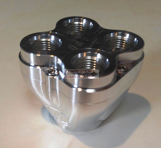 Marcella Manifolds 4-1 Billet Water Manifold | BuyRacingParts.com